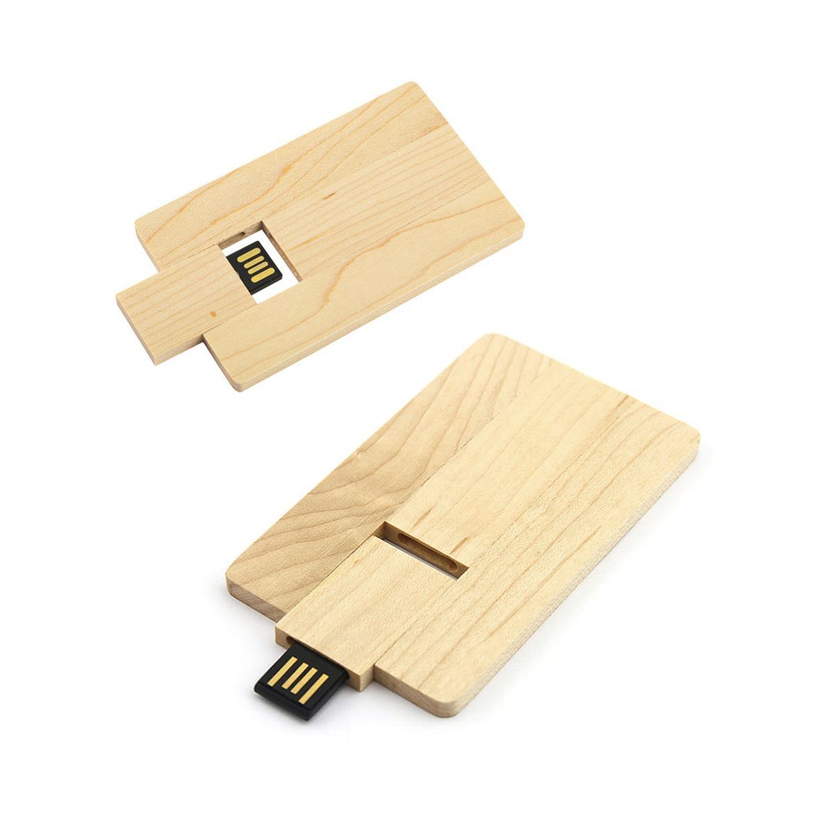 Cheap wood credit card usb flash drive CARDWOOD